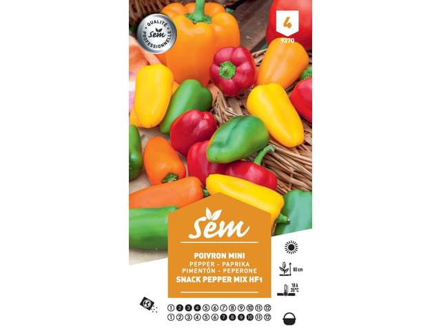 Poivron mini snack peppers mix (sachet)